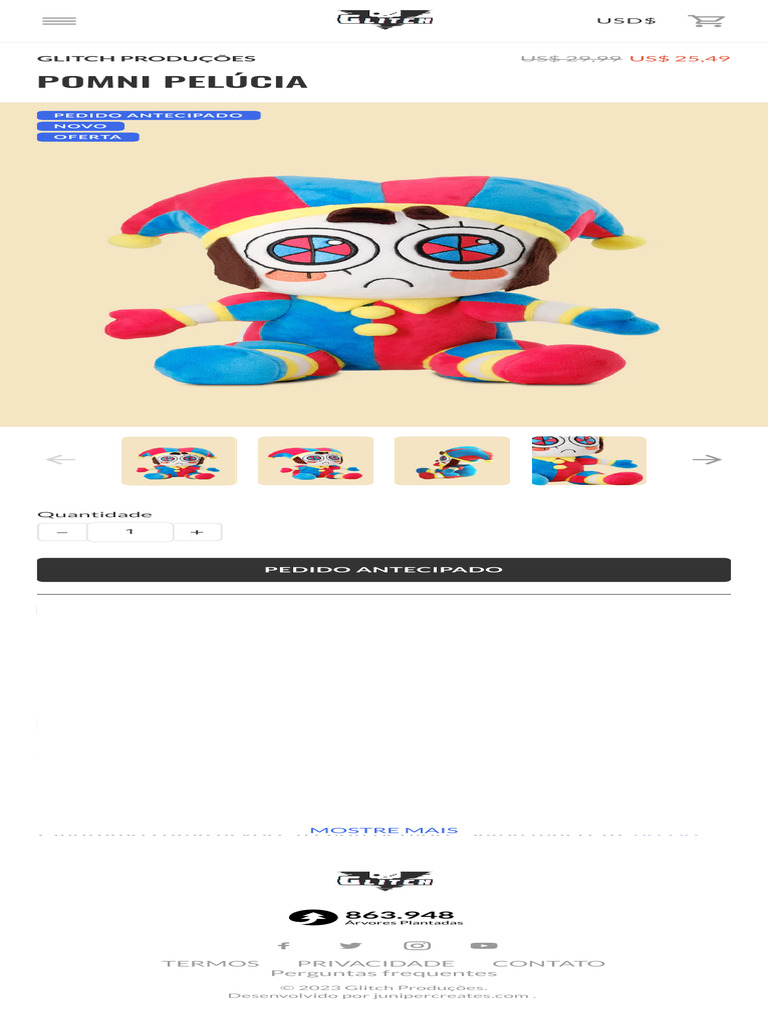 Pomni Plushie Glitch Productions | PDF