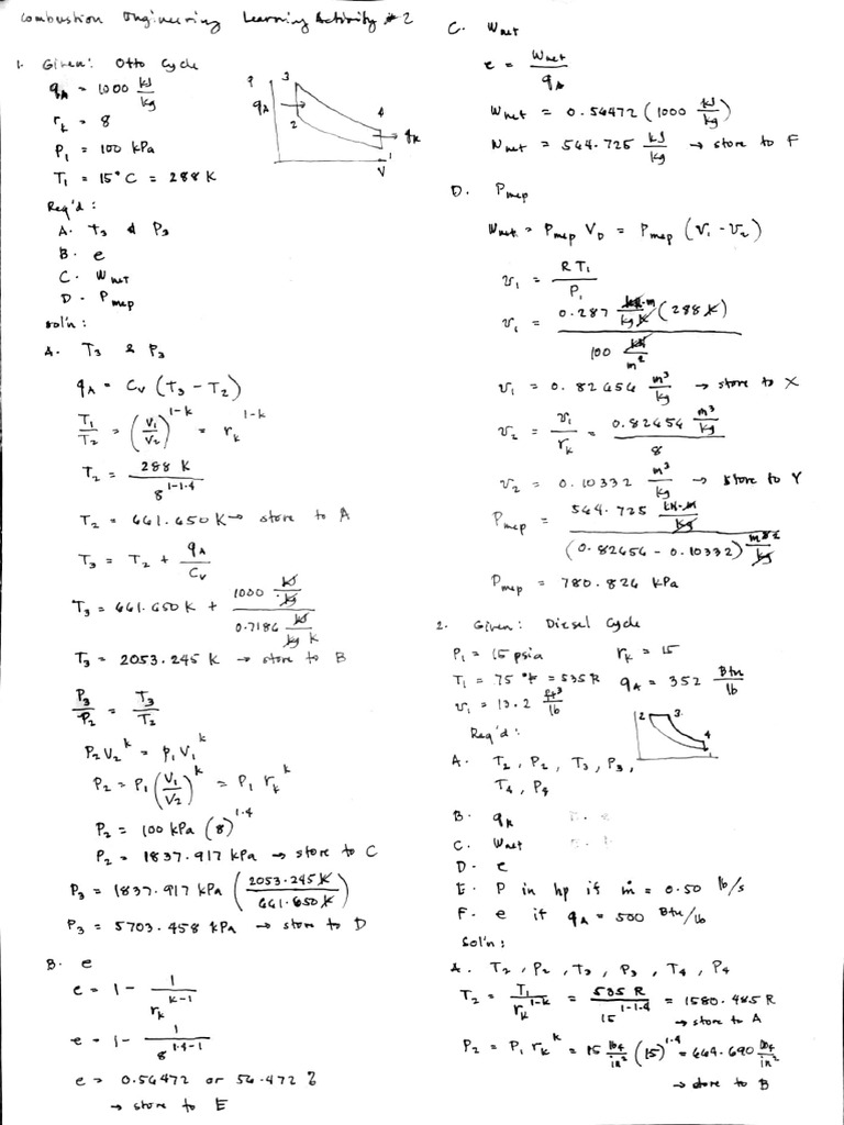 Combustion-Engineering ME | PDF