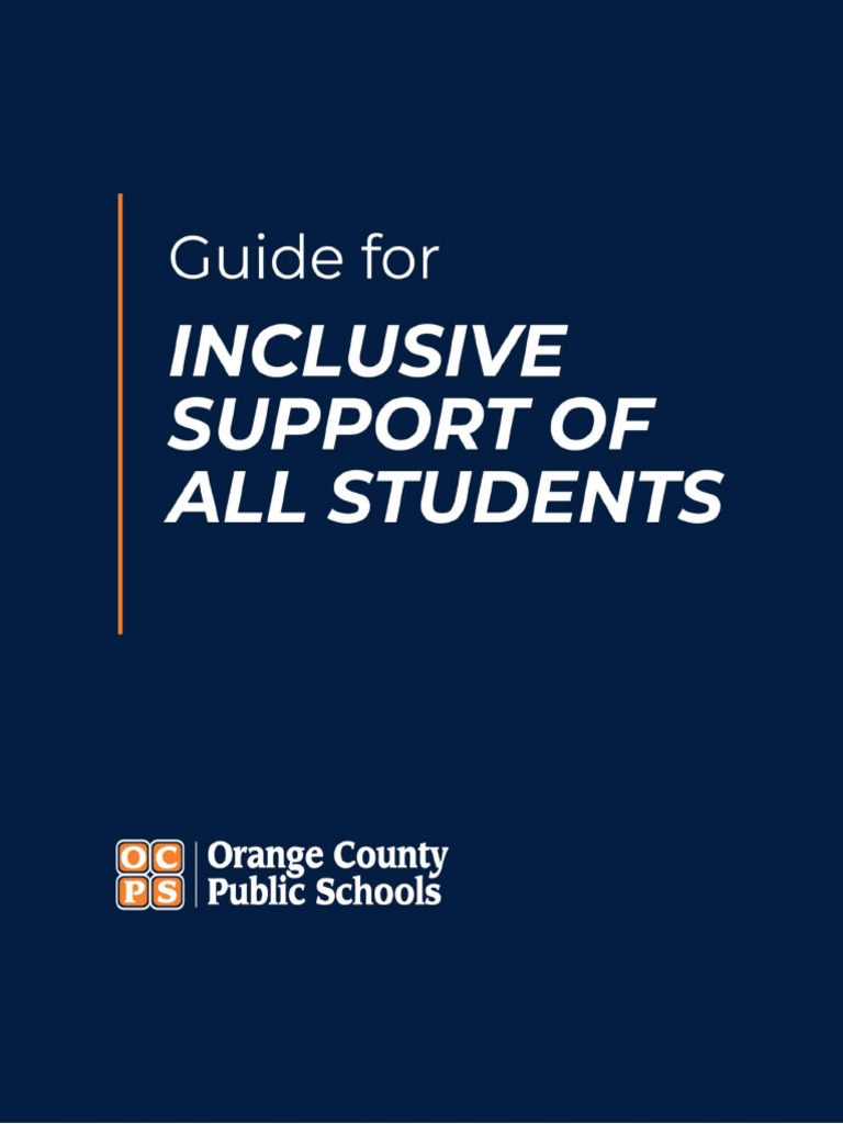 Guide for Inclusive Support of All Students_Final3 | PDF | Lgbt ...
