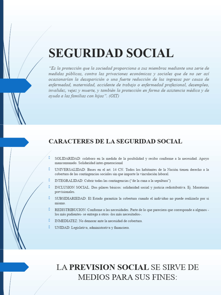 Características y Régimen de Seguridad Social | PDF | Jubilación | Pensión