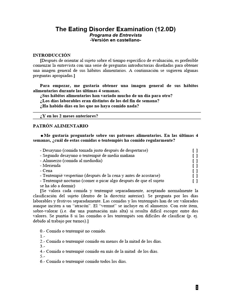 Entrevista EDE 12.0D en Español | PDF