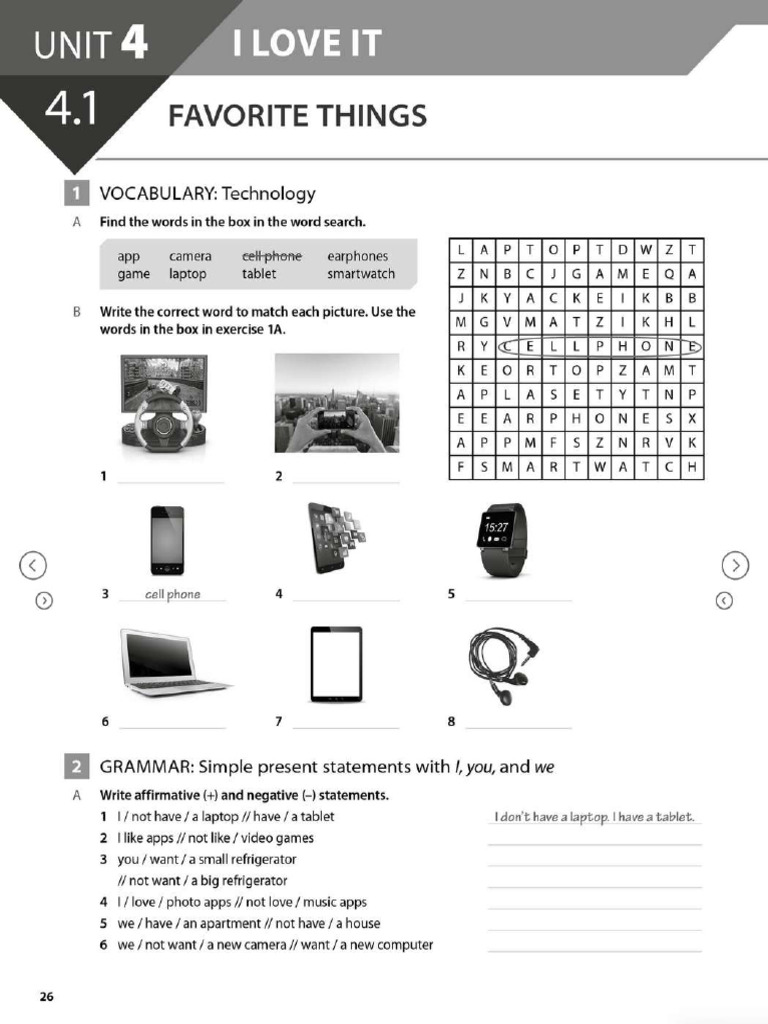 Workbook Evolve Unit 4 | PDF