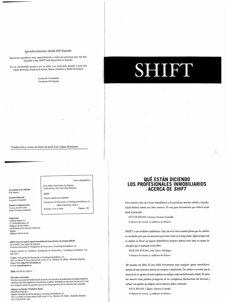 SHIFT - Gary Keller | PDF