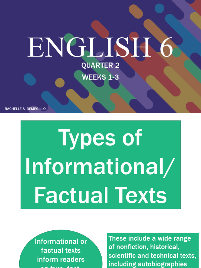 English 6 Quarter 2 Week 1 (Autosaved) | PDF