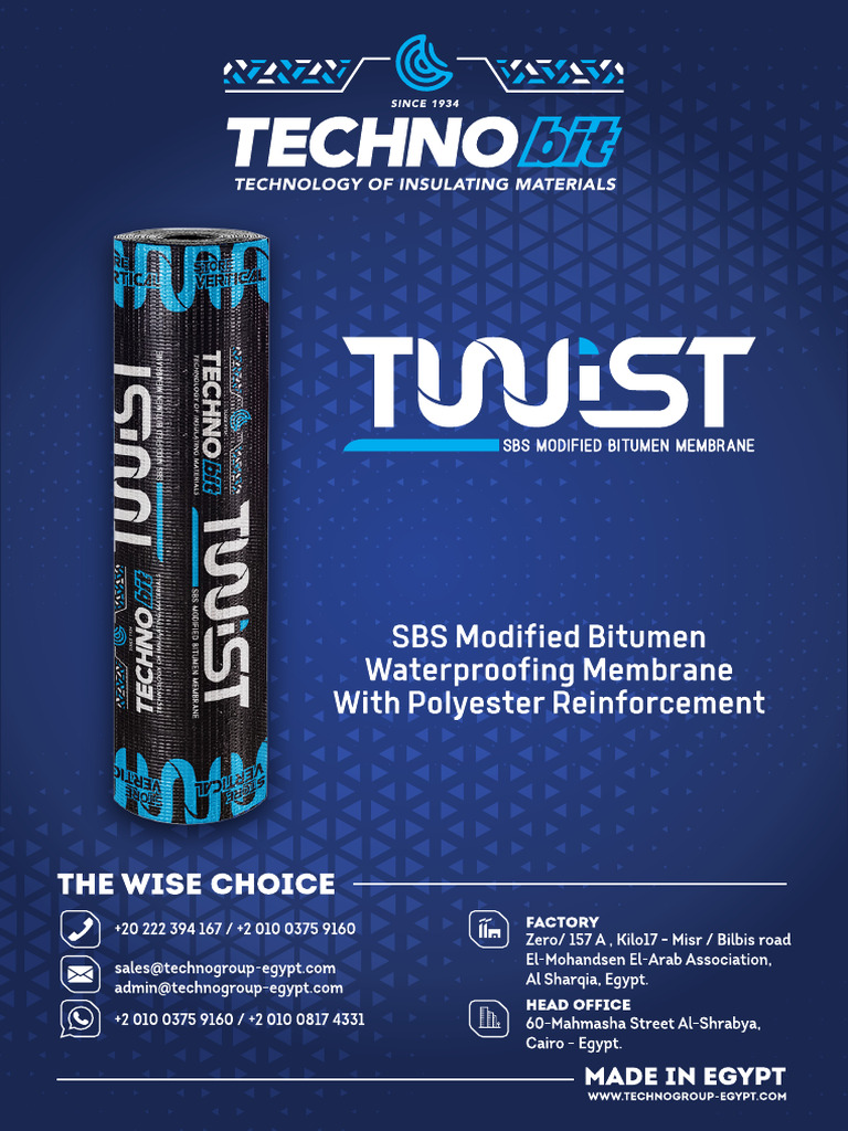 Twist SBS Technical Data Sheet - D | PDF | Building Technology ...