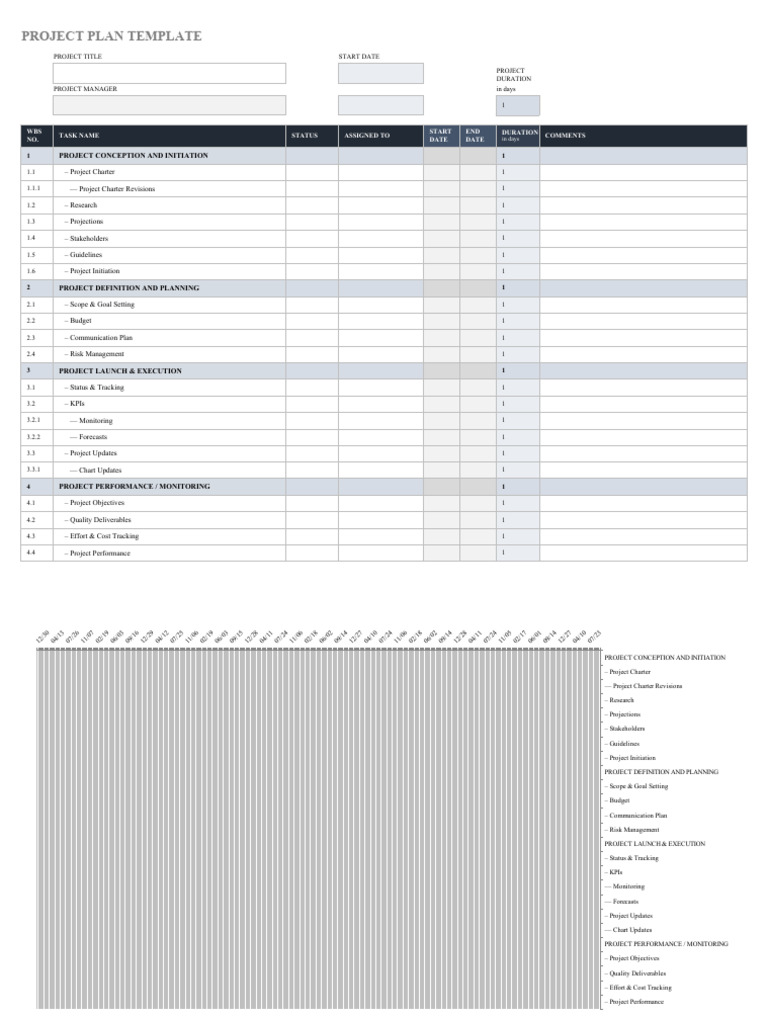 IC Project Plan Template 8538 V1 | Download Free PDF | Business