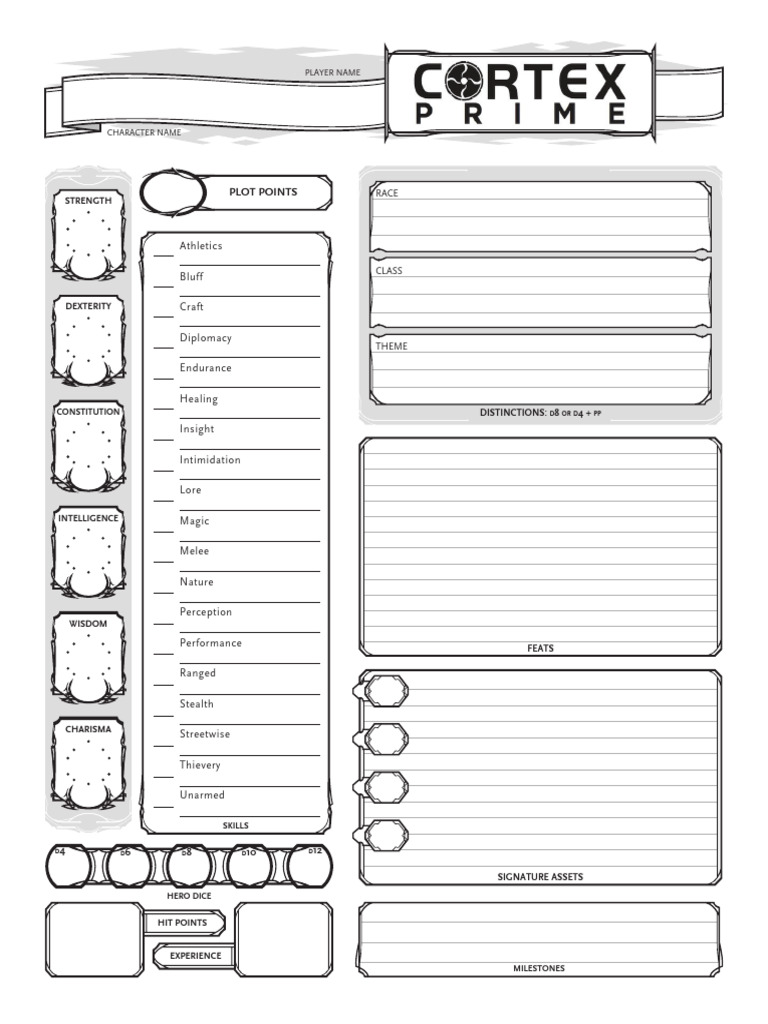 DND Style Cortex Prime | PDF