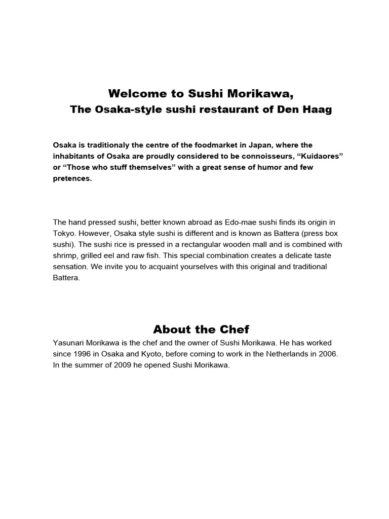 Menu ENG | PDF | Sushi | Beer