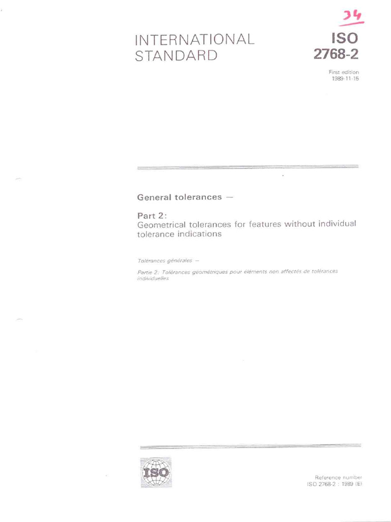 Iso 2768-2 | PDF