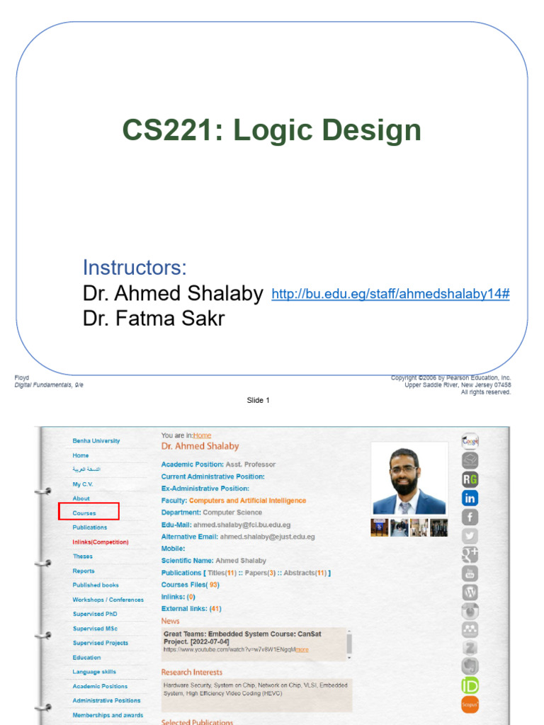 LogicDesign Intro Chapter01 | PDF | Digital Signal | Integrated Circuit