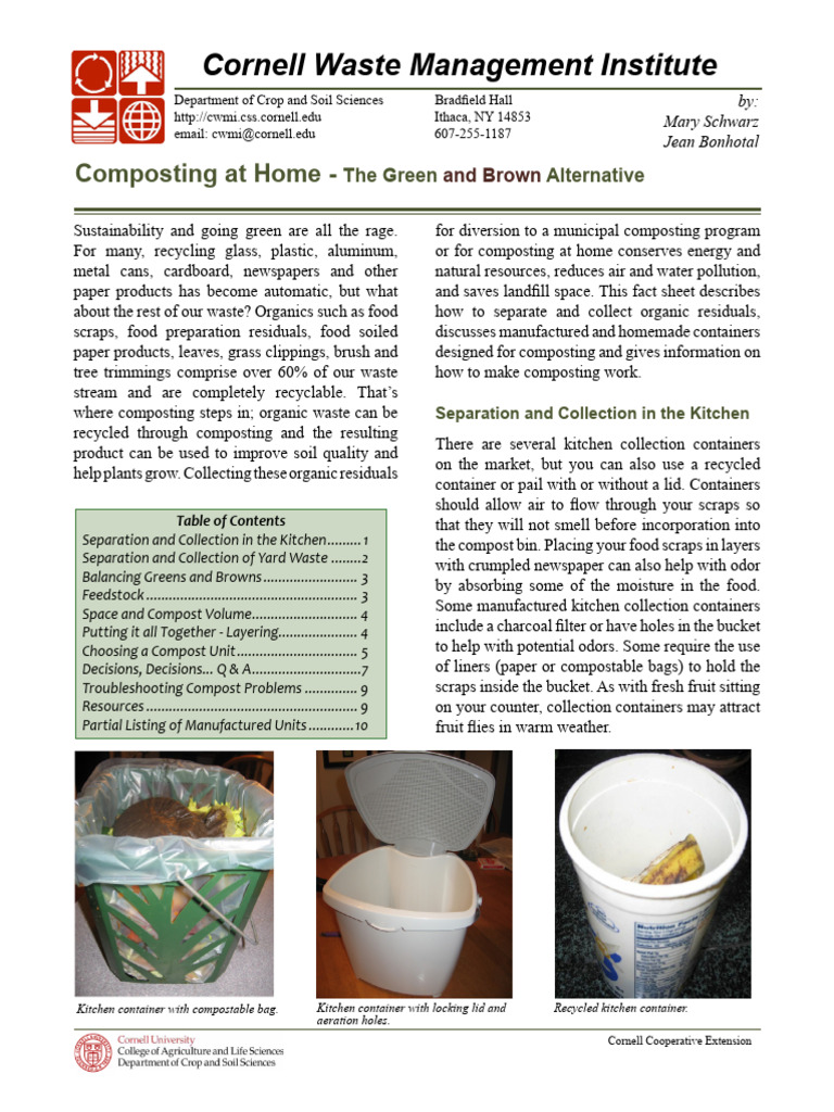 Composting at Home | PDF | Compost | Recycling