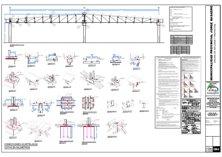 6.COBERTURA METALICA E1, E2, E3, E4 - 4 Planos - TERMINADO-EM-4 | PDF