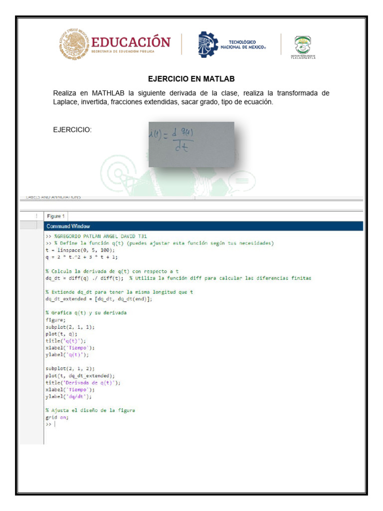 Ejercicio en Matlab | PDF