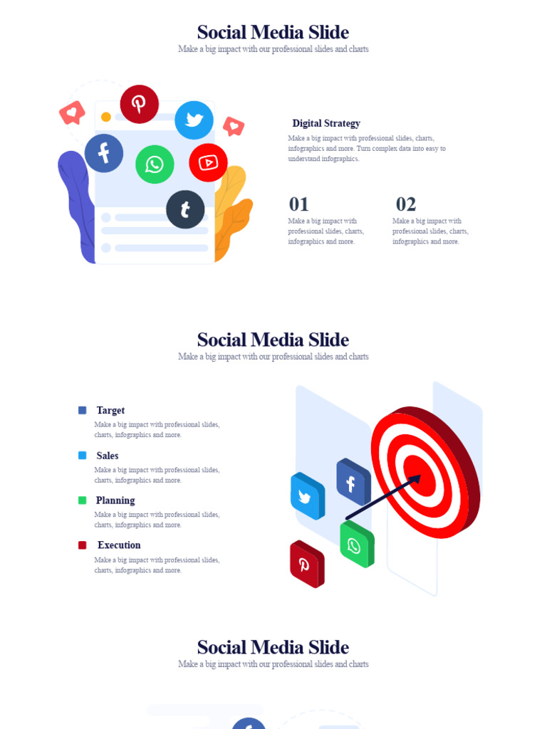 Social Media Slides | PDF | Infographics | Cyberspace