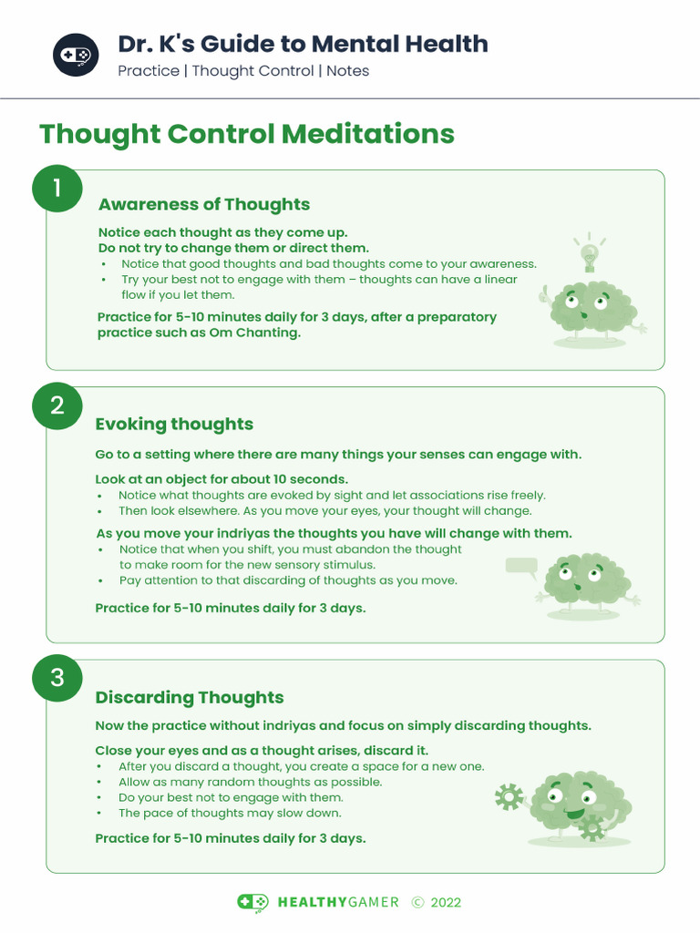 Notes - Thought Control | PDF
