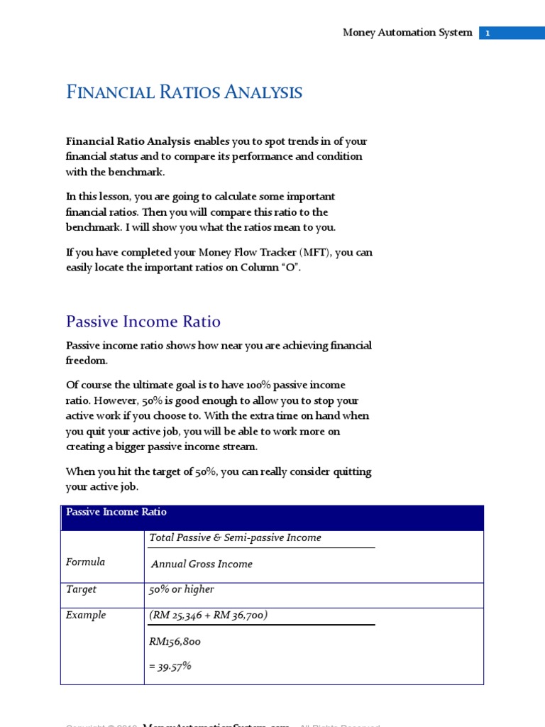Financial Ratios Analysis | PDF | Debt | Loans