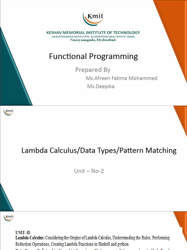 Fp Unit2 Pdf Parameter Computer Programming Function Mathematics 