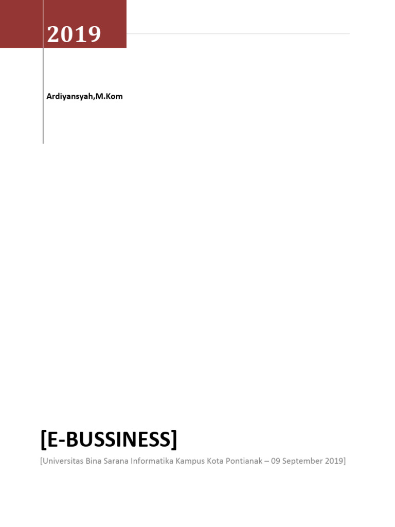 Modul e Bisnis | PDF