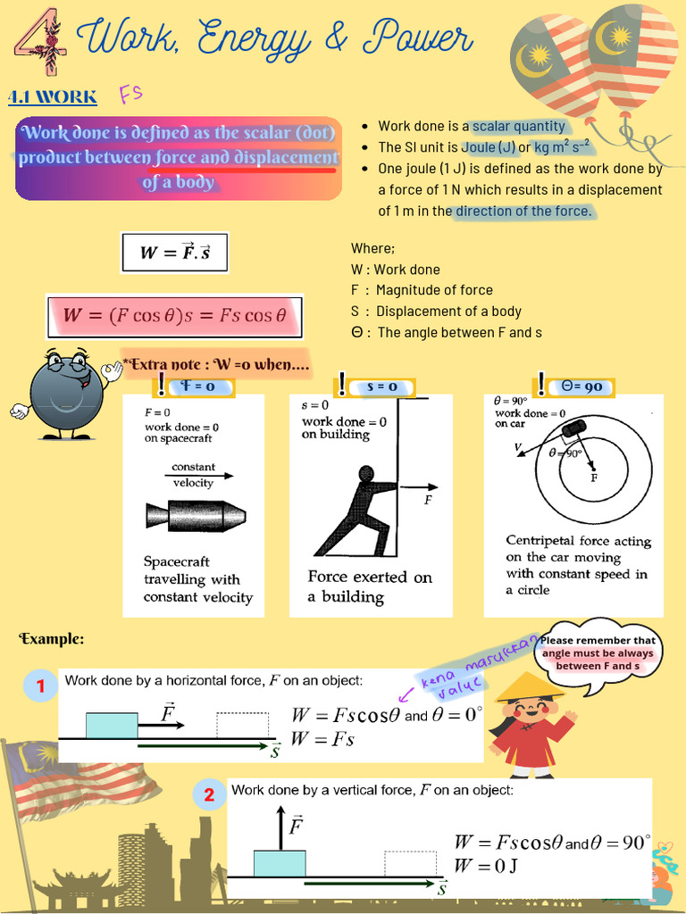 4 Work Energy Power | Download Free PDF | Potential Energy | Power ...