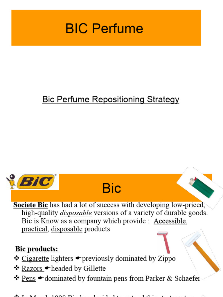CASe BIC | PDF | Perfume | Brand