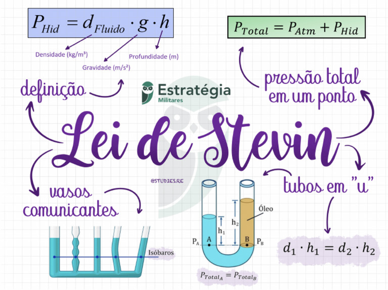Mapa Mental - Lei de Stevin - Física EM | PDF