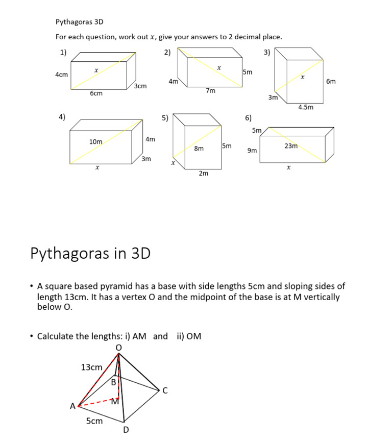 Pythagoras 3D | PDF