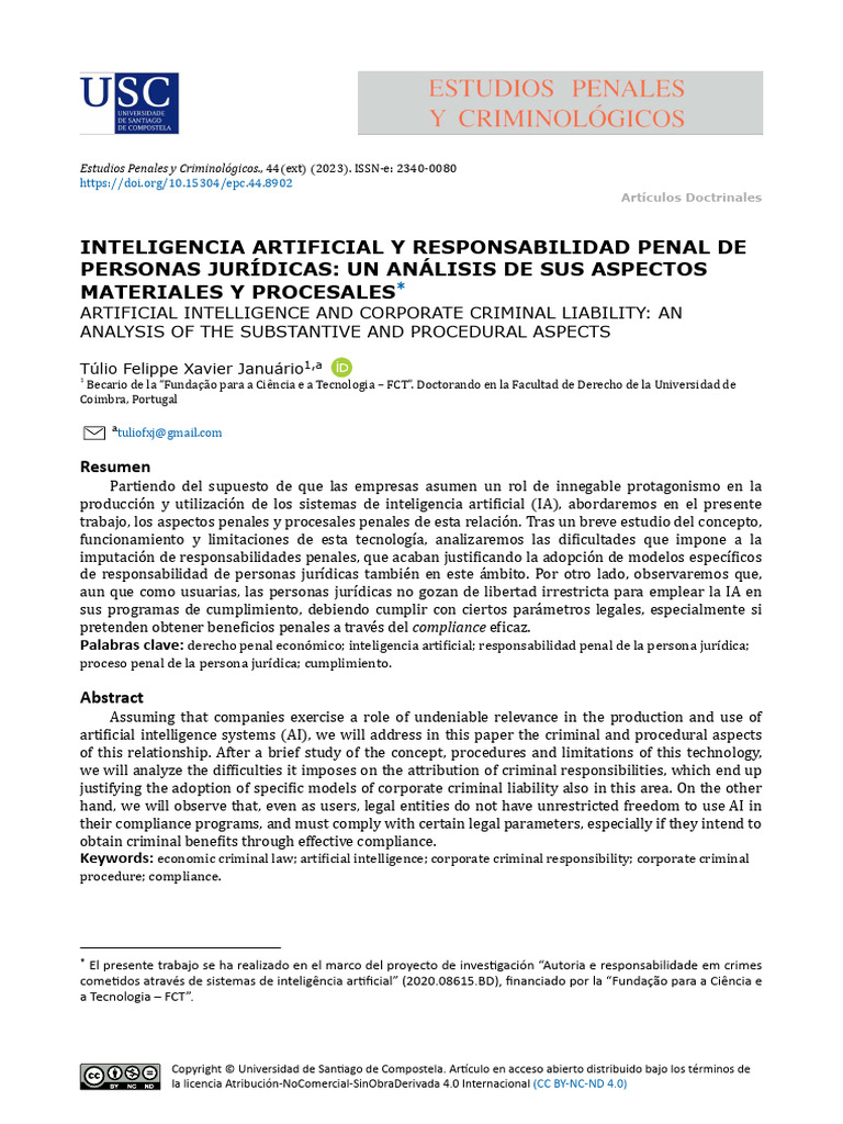 Inteligencia Artificial y PPJJ | PDF | Inteligencia artificial ...