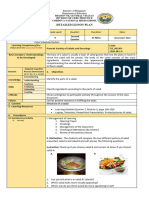 Daily Lesson Plan in Cookery | PDF | Salad | Classroom