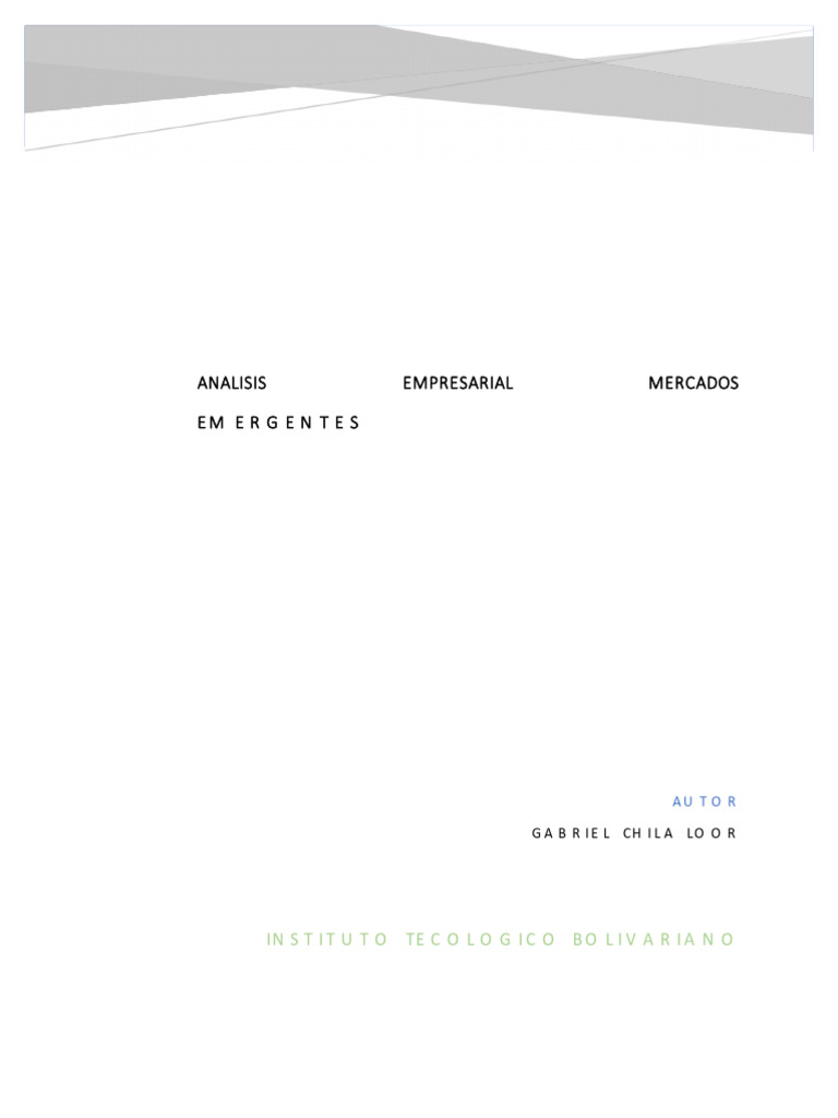 Gabriel Chila LOOR | PDF | Business | Mercado (economía)