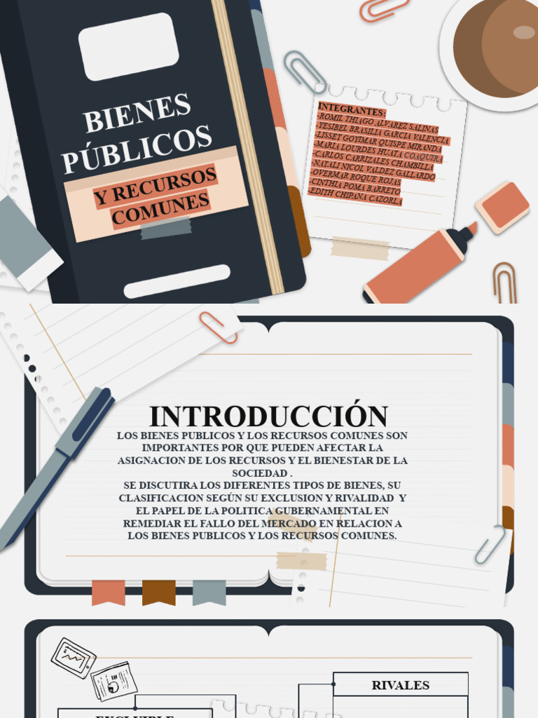 Bienes y Recursos Comunes | PDF | Bienes | Ciencias económicas