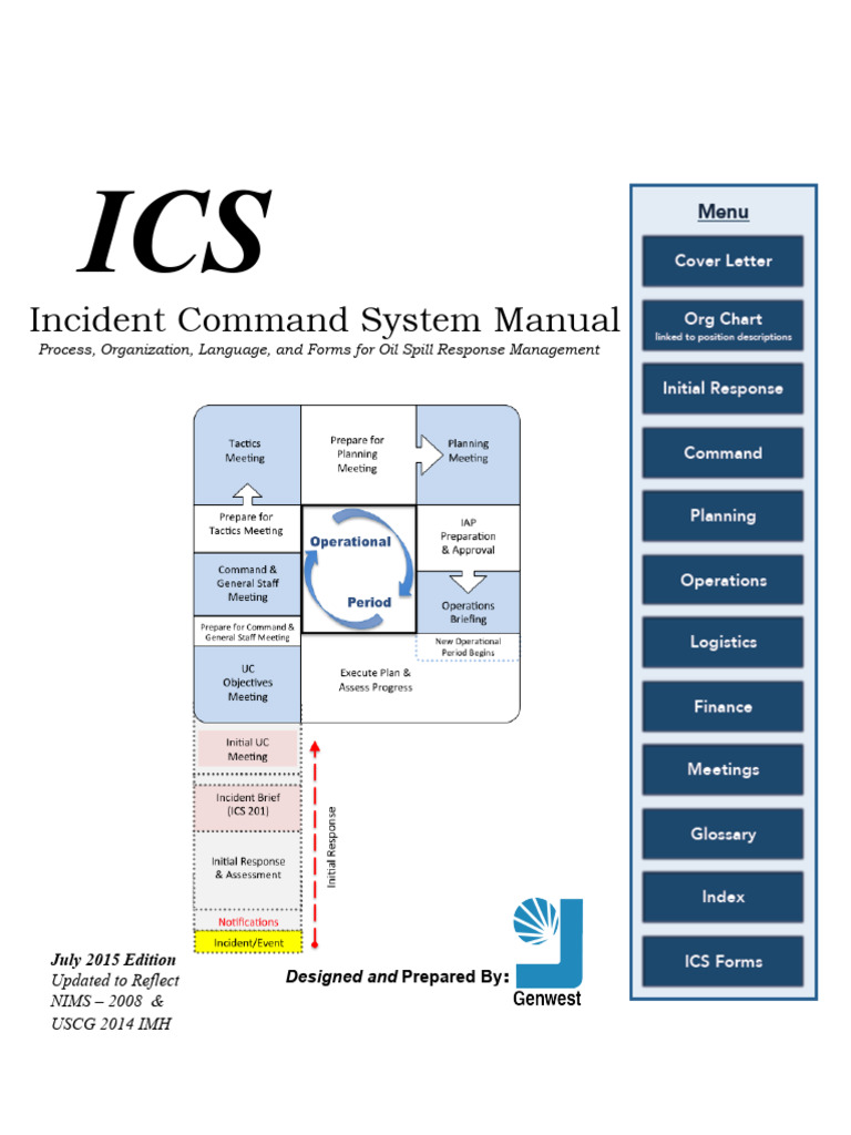 ICS-Manual Sample | PDF | Incident Command System | Emergency Management