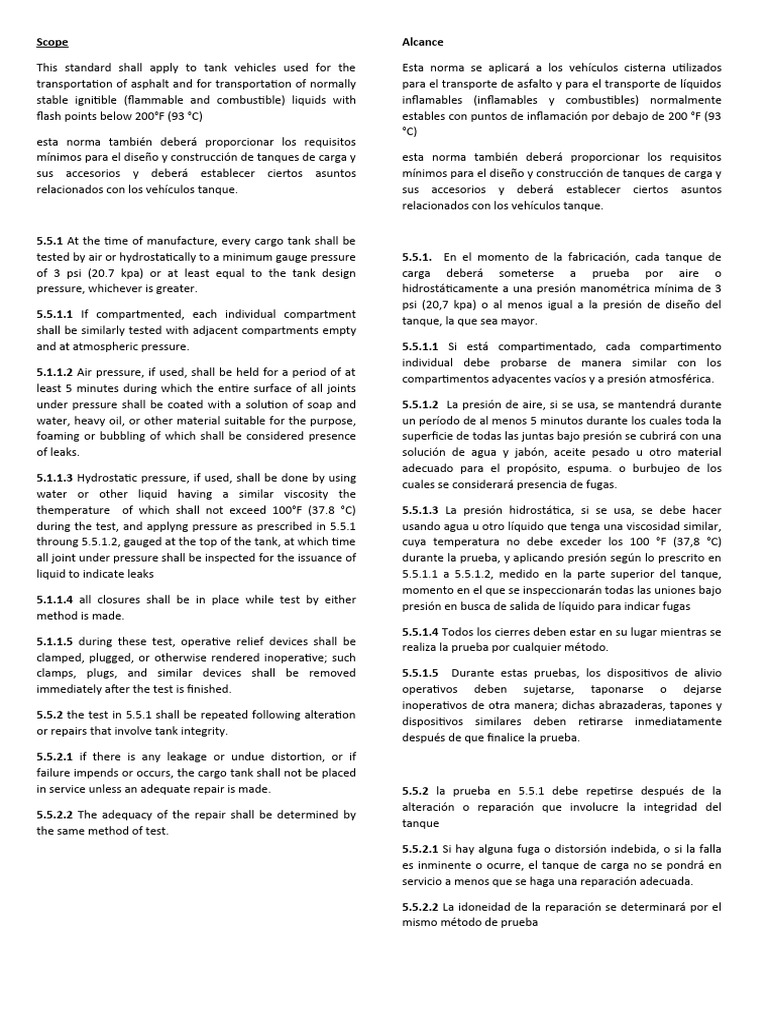 Norma Nfpa 385 | PDF | Materiales transparentes | Ciencias fisicas