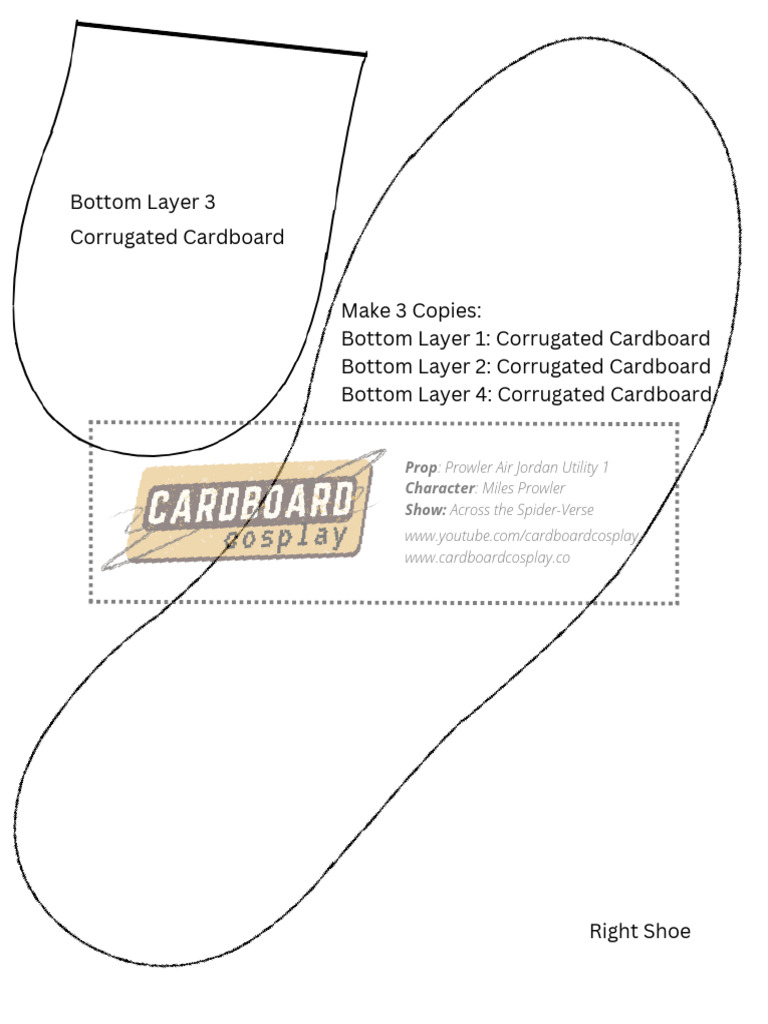 Template Air Jordan Prowler Sneakers | PDF | Shoe | Sports Equipment