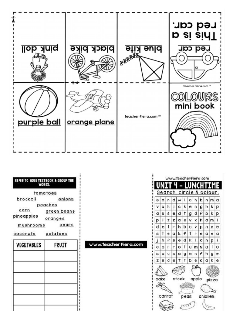 Year 1 Mini Colourbook | PDF