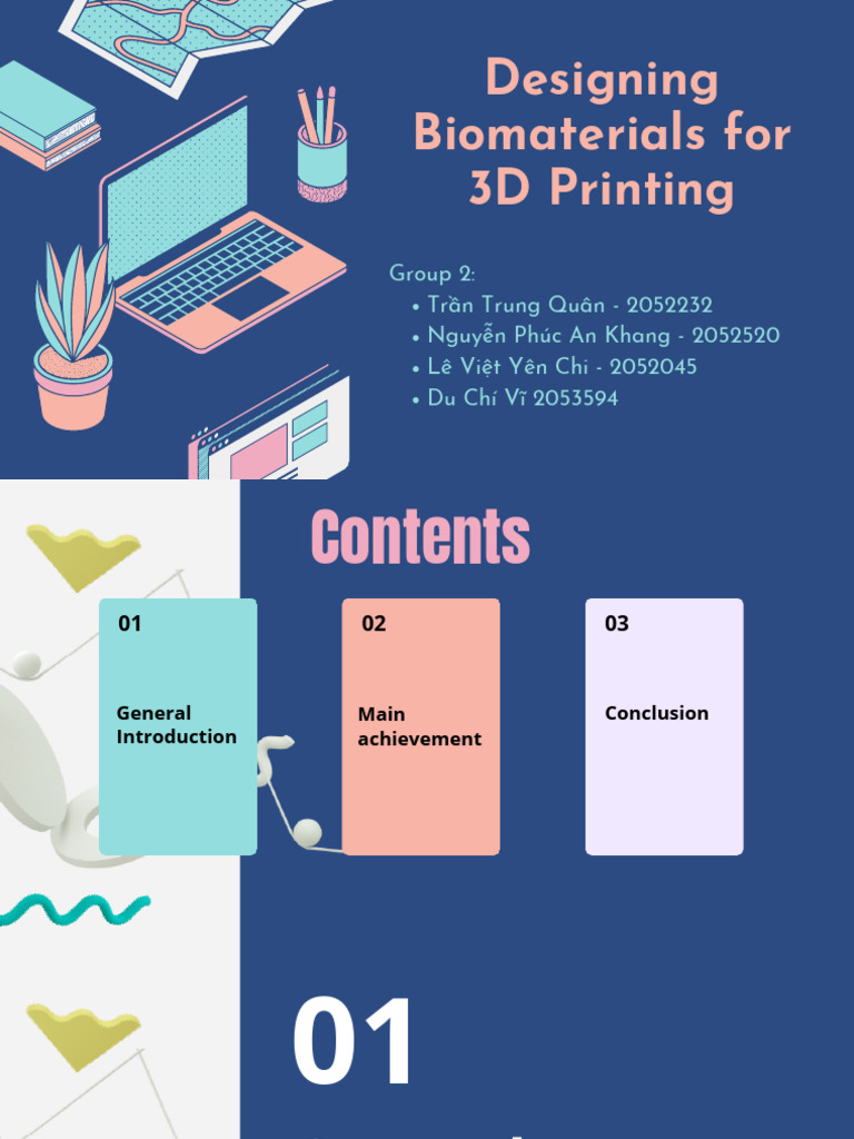 Designing Biomaterials For 3D Printing | PDF | 3 D Printing | Tissue ...