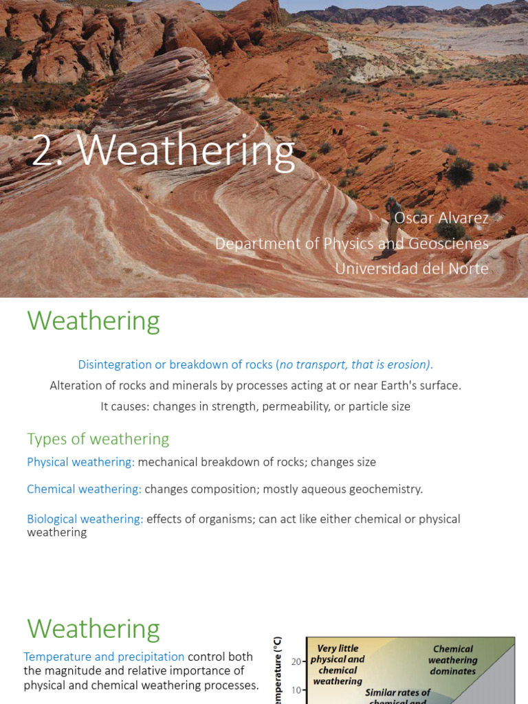 02 Weathering | PDF | Weathering | Soil