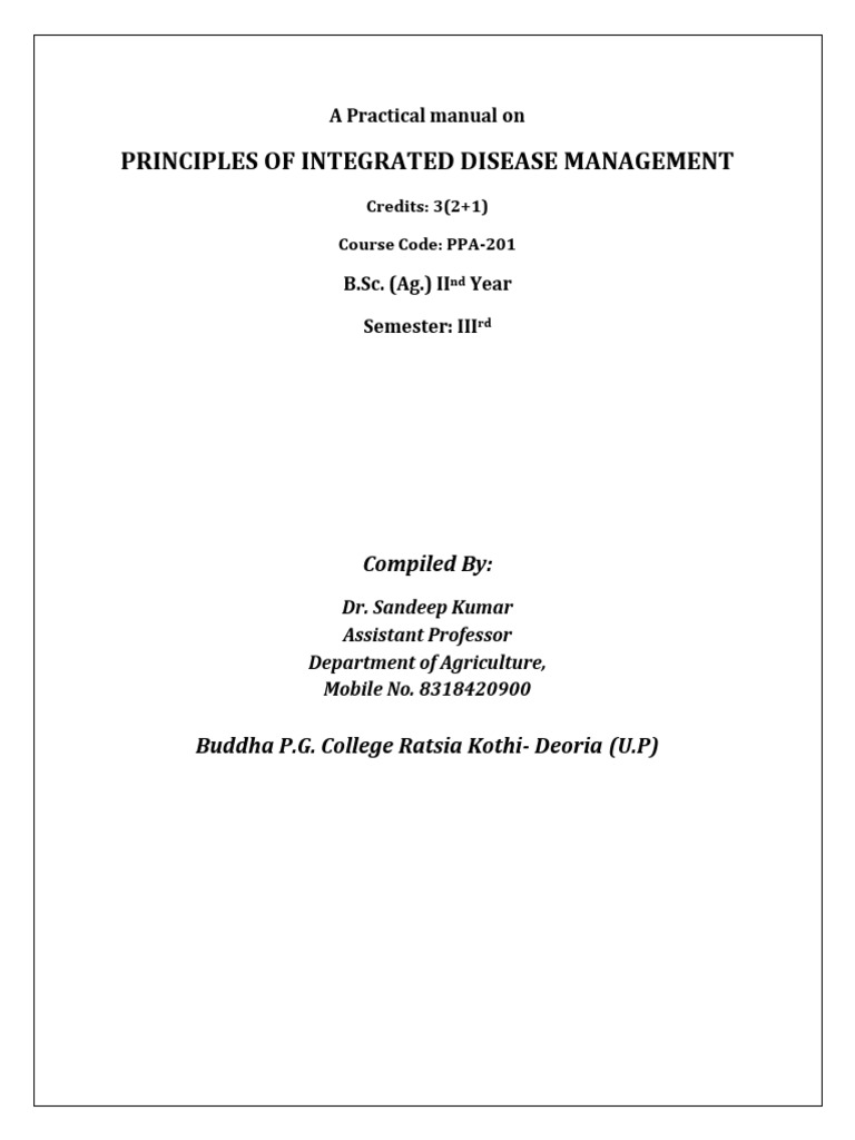 Practical Ipdm Pdf Plant Pathology Botany