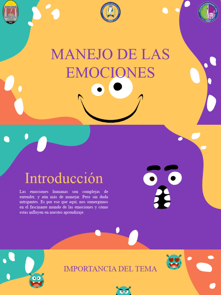 Manejo de emociones en niños | PDF | Las emociones | Percepción