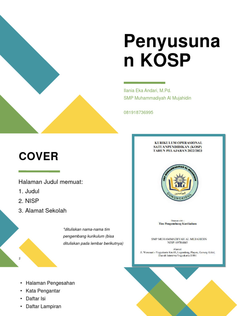 Penyusunan Kosp 1 | PDF | Karier & Perkembangan