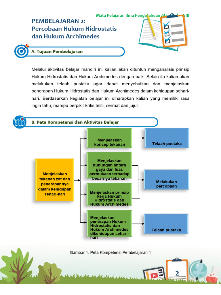 LKPD 2 - Percobaan Tekanan Hidrostatis | PDF