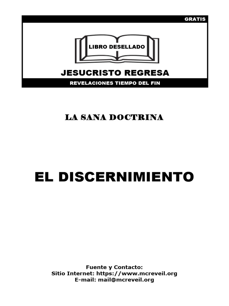 Discernimiento | PDF | Satán | Jesús