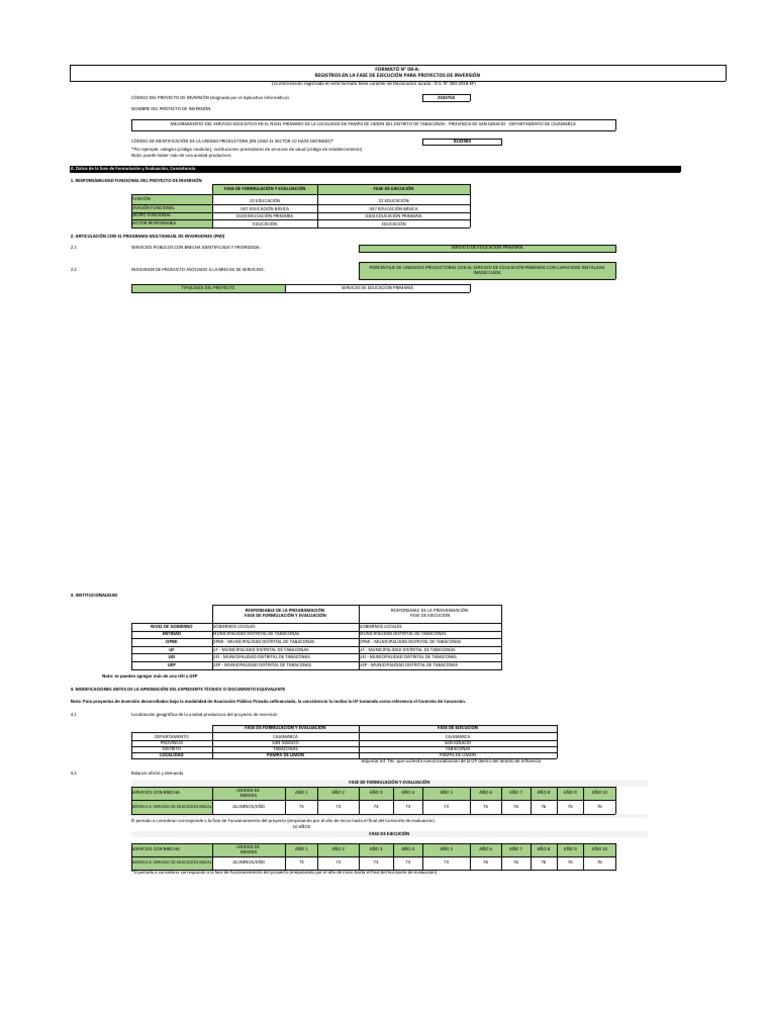 Formato 8a Pampa de Limon | PDF | Economias