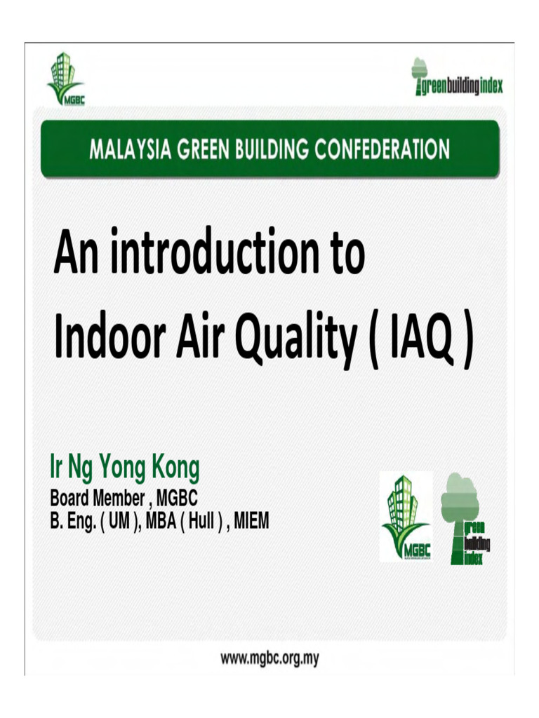An Introduction To Indoor Air Quality (IAQ) | PDF | Air Pollution