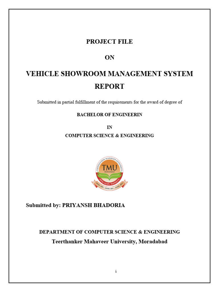 Priyansh Project Report Python Project | PDF | Model–View–Controller ...