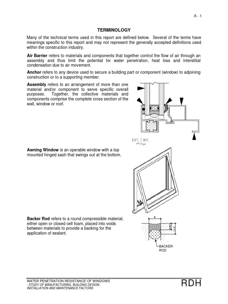 Windows Best Practice Guide - Window Terminology | PDF | Window | Wall