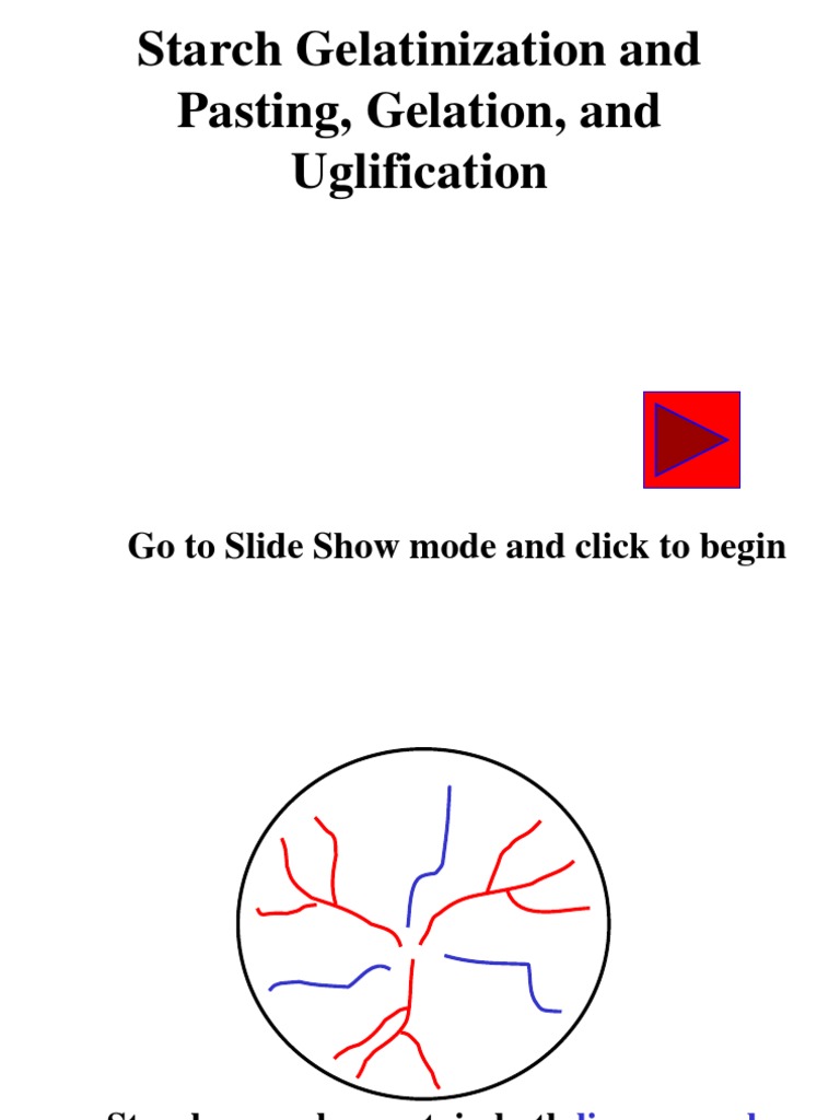 Starch Gelatinization and Pasting, Gelation, and Uglification | PDF