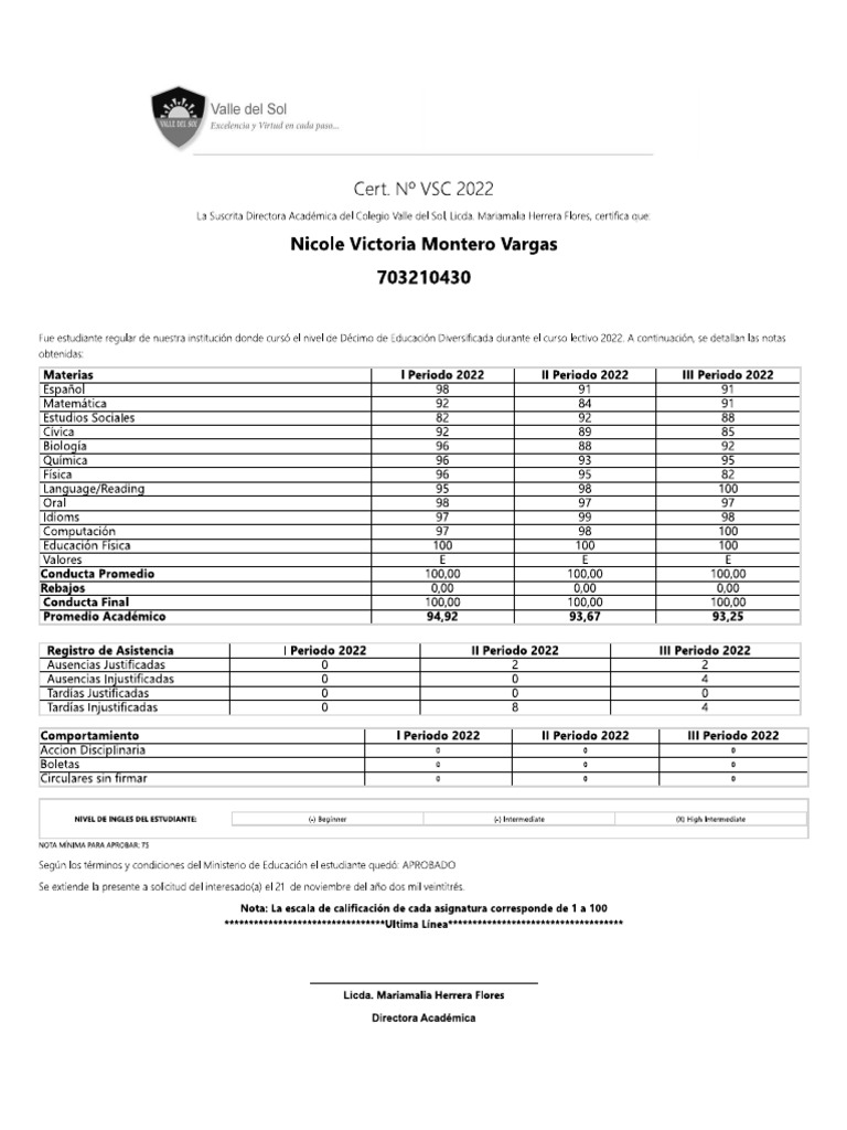 Nicole Montero 10 | PDF