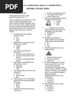 Soal Latihan Bahasa Indonesia Kelas 2 Kumer | PDF | Olahraga & Rekreasi