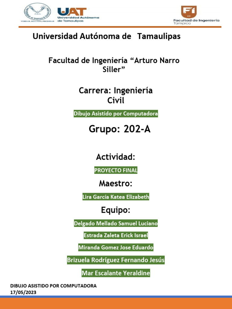 Proyecto Final - Dibujo Asistido Por Computadora.-1-1 | PDF