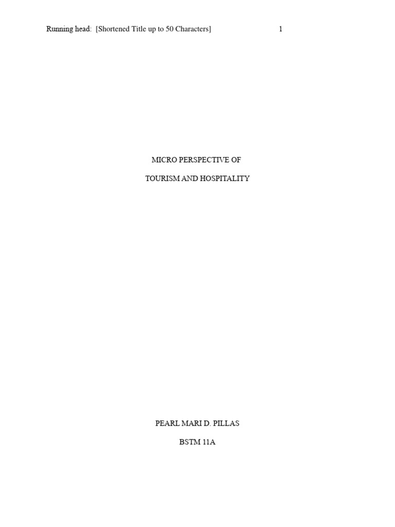 MICRO | PDF | Customer Relationship Management | Tourism